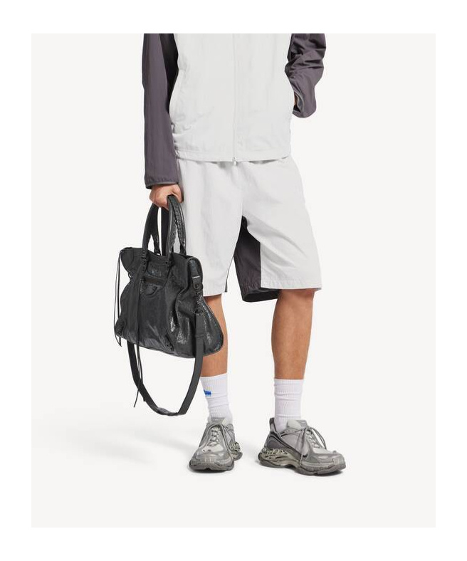 BALENCIAGA Balenciaga Logo Embroidered Shorts